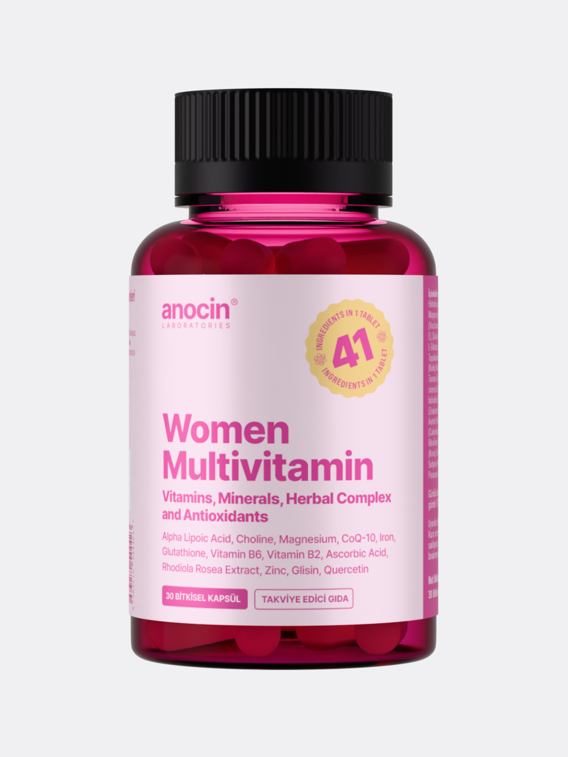 Women Multivitamin - Vitamins, Minerals, Herbal Complex and Antioxidan ...